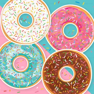 Donut decal - Etsy