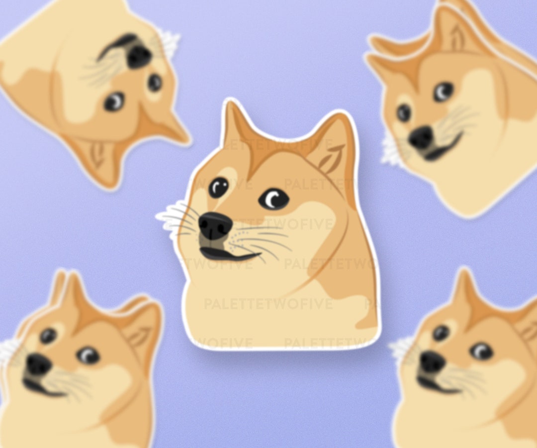 Shiba Inu Sticker, Doge Sticker, Shiba Sticker, Shiba Inu Decal - Wall ...