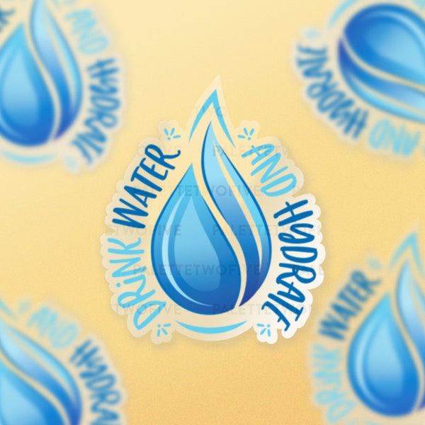 Water Drop Stickers - Etsy