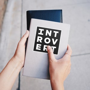 Introvert Sticker, Introvert, Homebody Sticker, Funny Sticker - Trendy ...