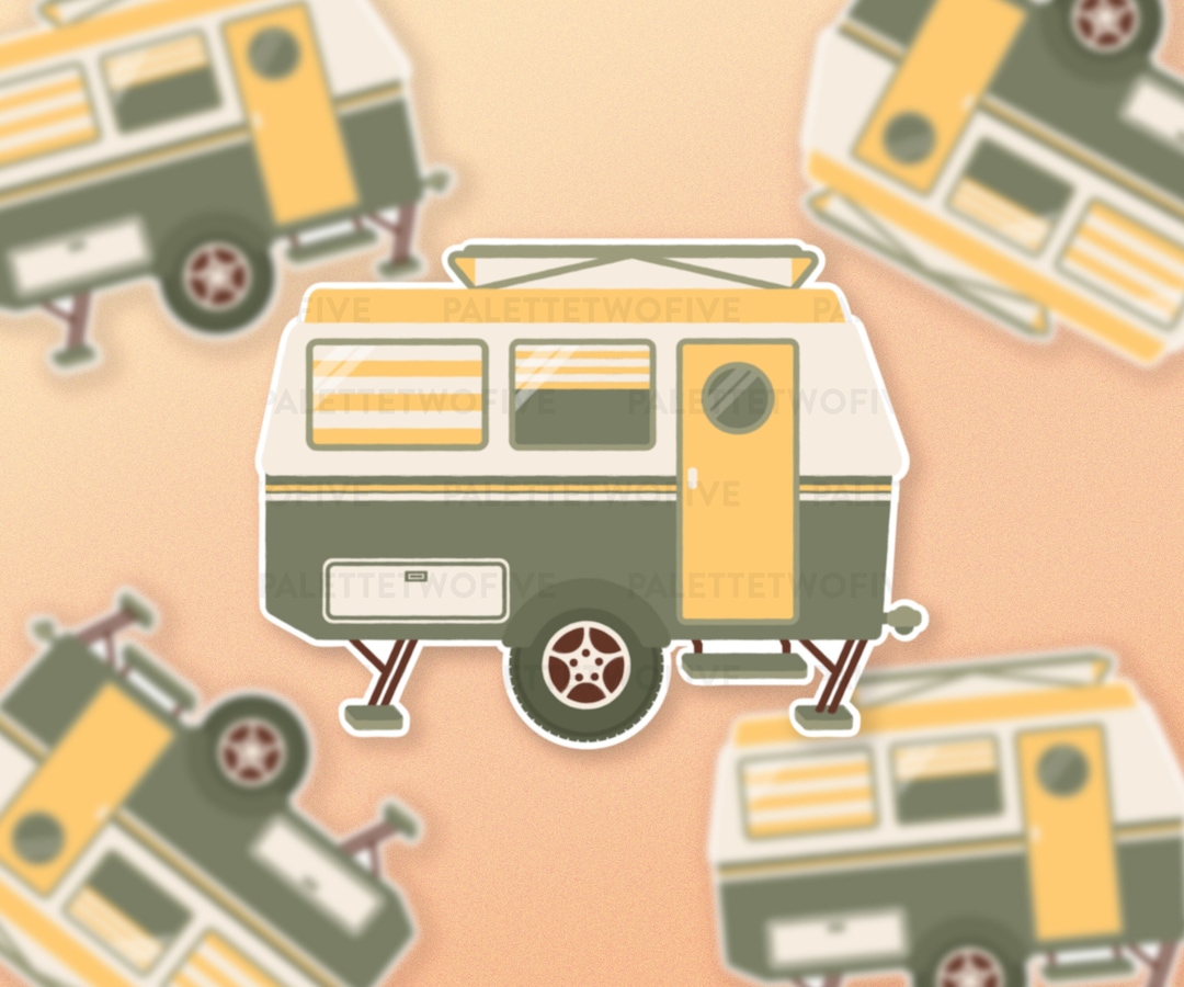 Travel Trailer Sticker, Travel Sticker, RV Sticker, Trailer Decal ...