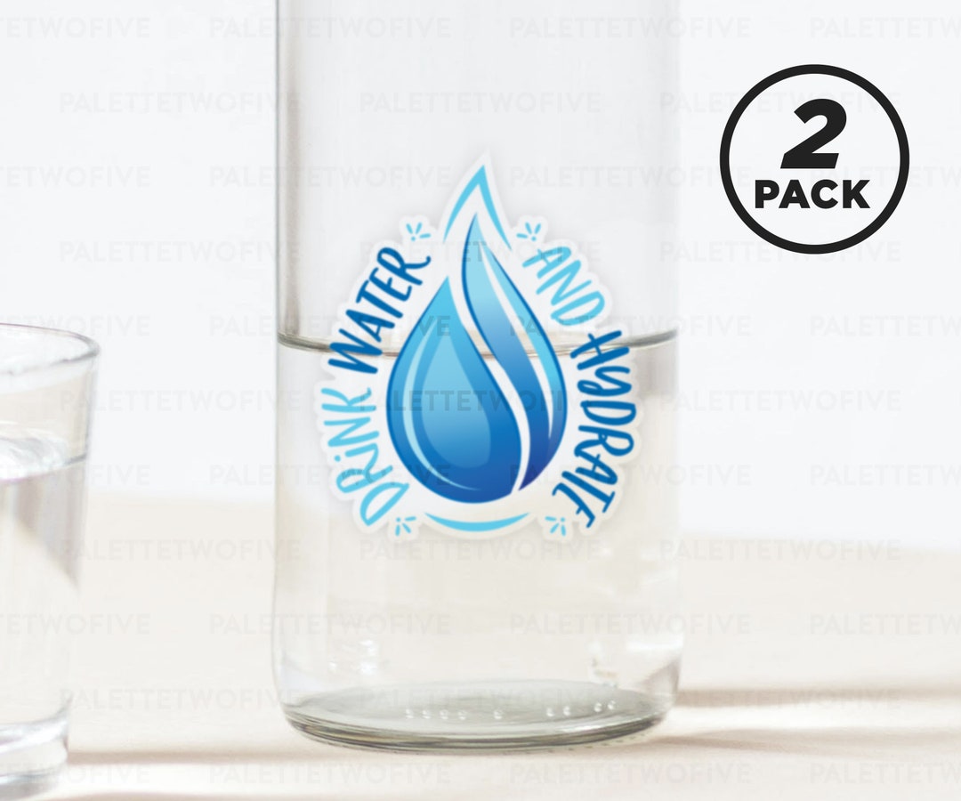 Drink Water Sticker, Water Sticker, Stay Hydrated Sticker, Hydrate ...