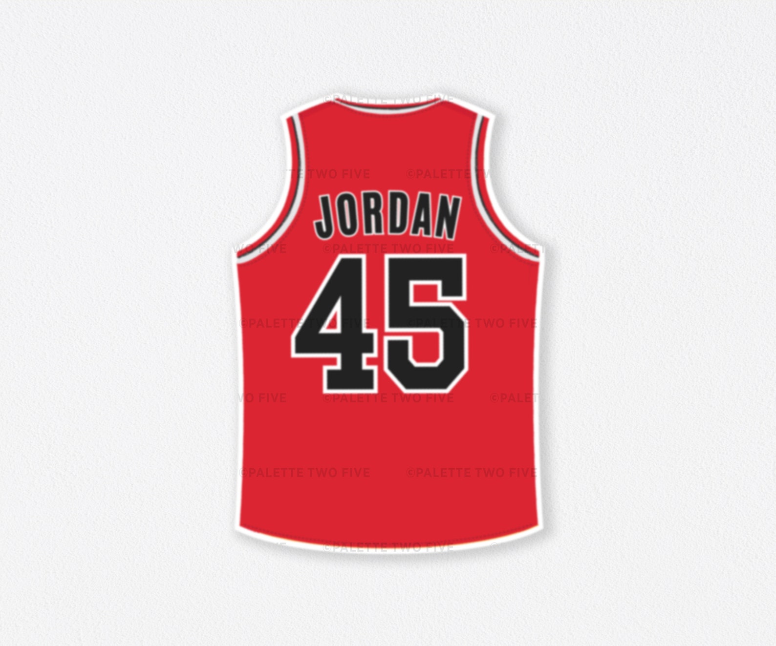 Basketball Jersey Sticker Jordan Sticker James Sticker - Etsy