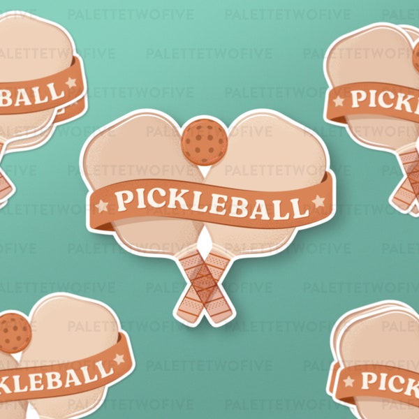 Pickleball Wall Decal - Etsy