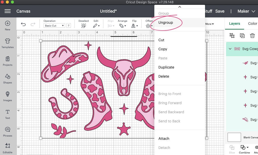 Preppy Cowgirl SVG Bundle Compatible With Cricut Design - Etsy Australia