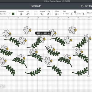 Libbey Glass 16oz | 20oz Daisy Chain Svg Files for Cricut & Silhouette ...
