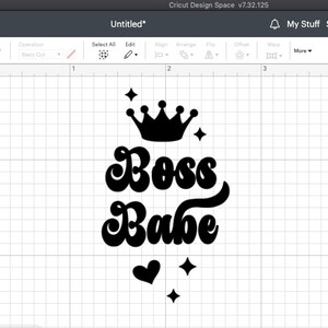 Motel Keychain SVG Boss Babe | Compatible With Cricut Design Space ...