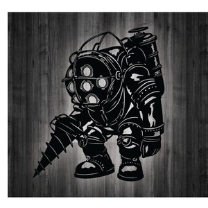 Bioshock SVG, Big Daddy SVG, Gaming SVG, Xbox Svg/ Silhouette Png - Etsy