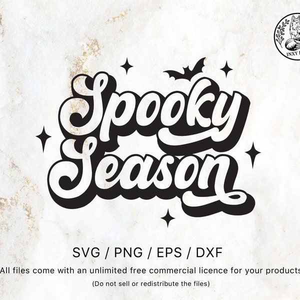 Spooky Word Clip Art - Etsy