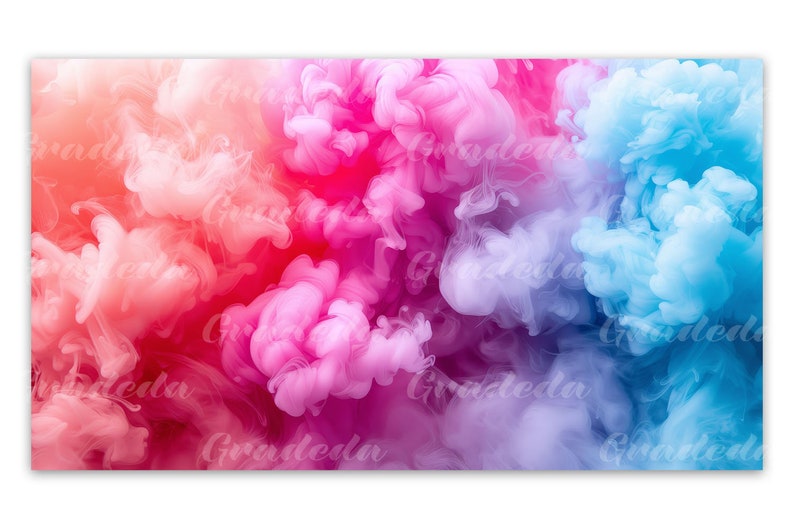 Colorful Smoke Backgrounds Fiery Wallpapers, Rainbow Backdrops ...