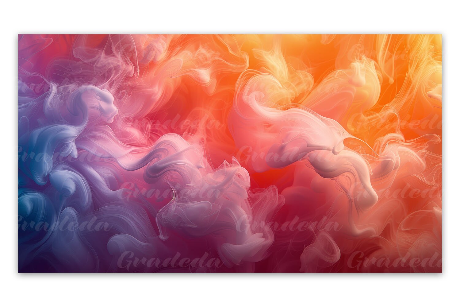 Colorful Smoke Backgrounds Fiery Wallpapers, Rainbow Backdrops ...