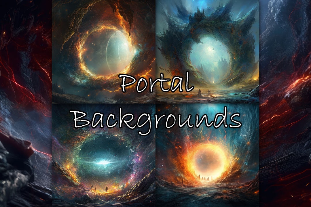 Portal Backgrounds Magical Wallpapers Digital Backdrop - Etsy