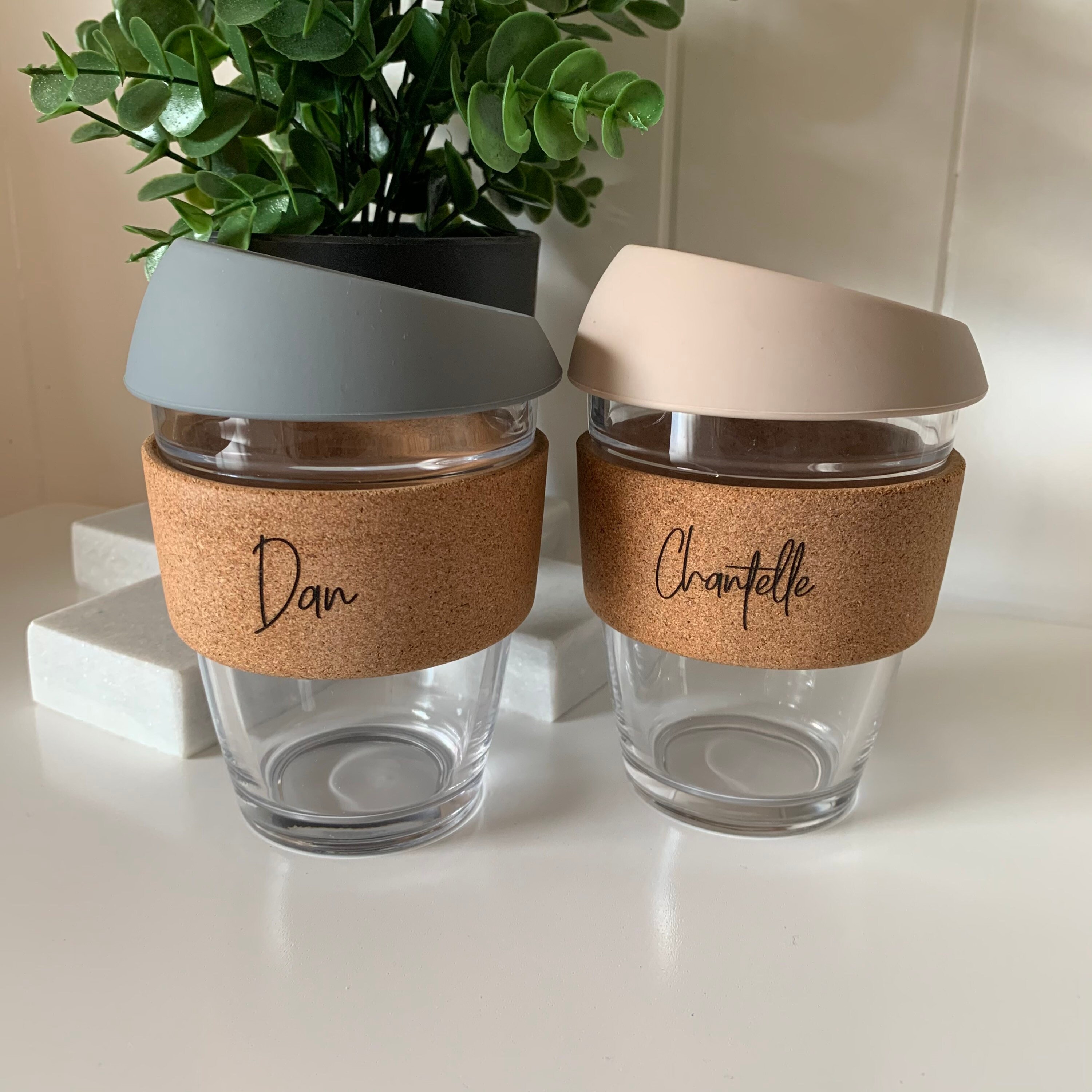 Personalised Keep Cup Glass Coffee Cup BPA Free Engraved - Etsy Australia