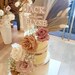 Cake Topper | Double Layer | Personalised | Birthday | Engagement ...
