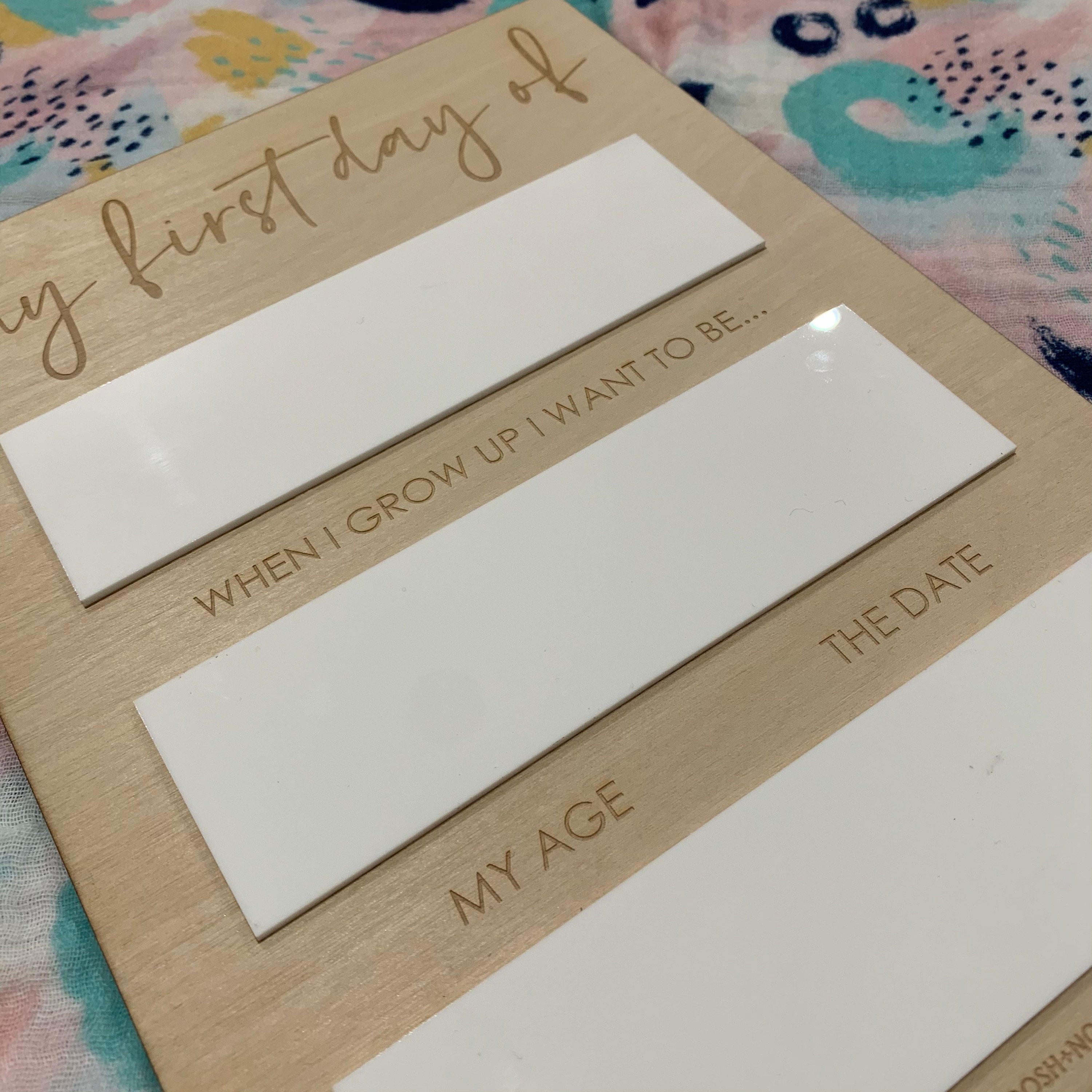 My First Day Board My Last Day Board Starting School - Etsy