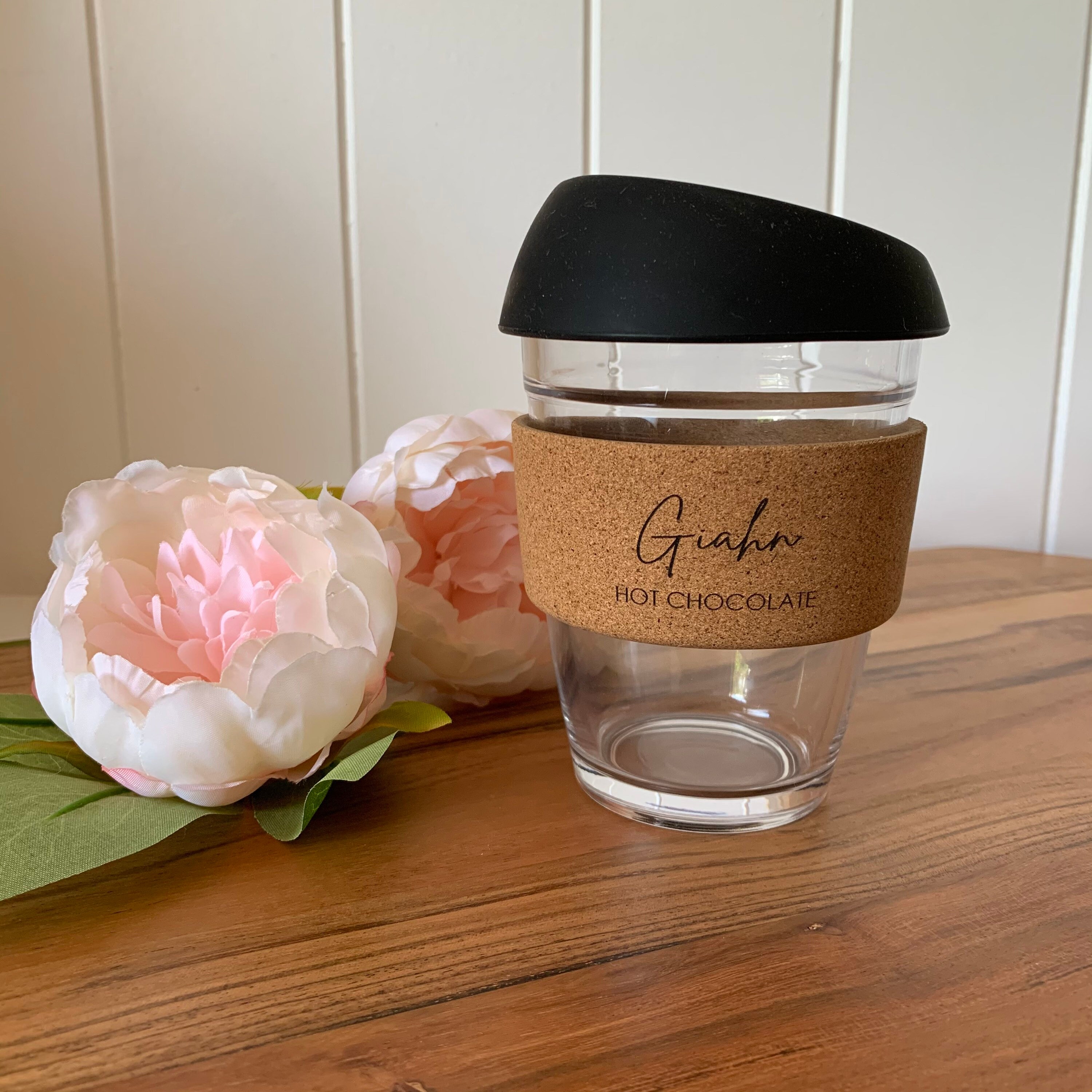 Personalised Keep Cup Glass Coffee Cup BPA Free Engraved - Etsy Australia