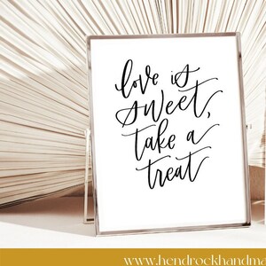 Dessert Table Sign | Printable Dessert Signs | Printable Wedding and ...
