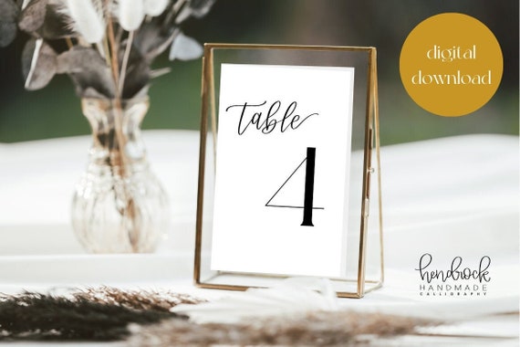 Table Numbers 1-30 Printable Table Numbers Printable - Etsy