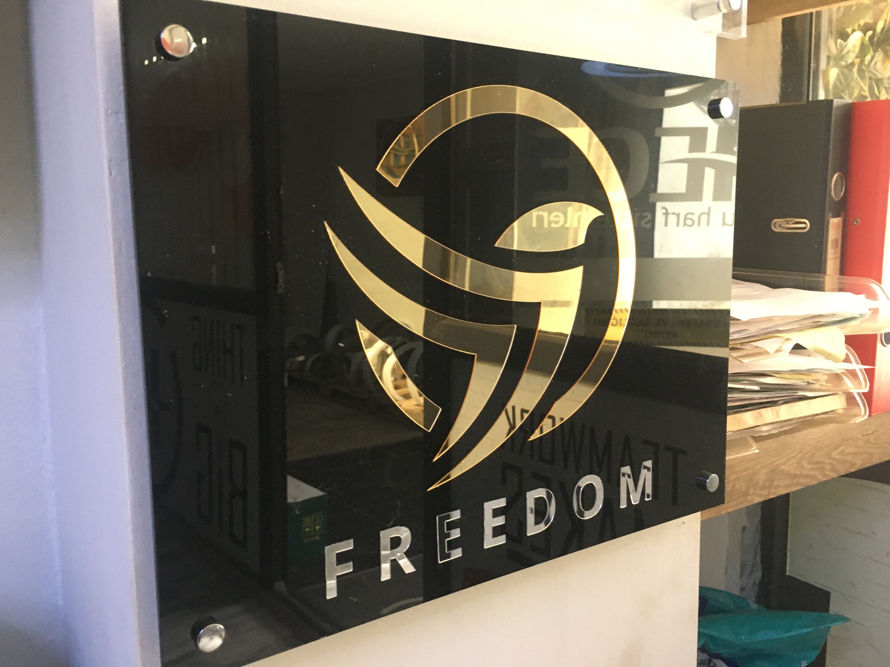 Custom Business Logo Sign acrylic Custom Logo Sign Office - Etsy