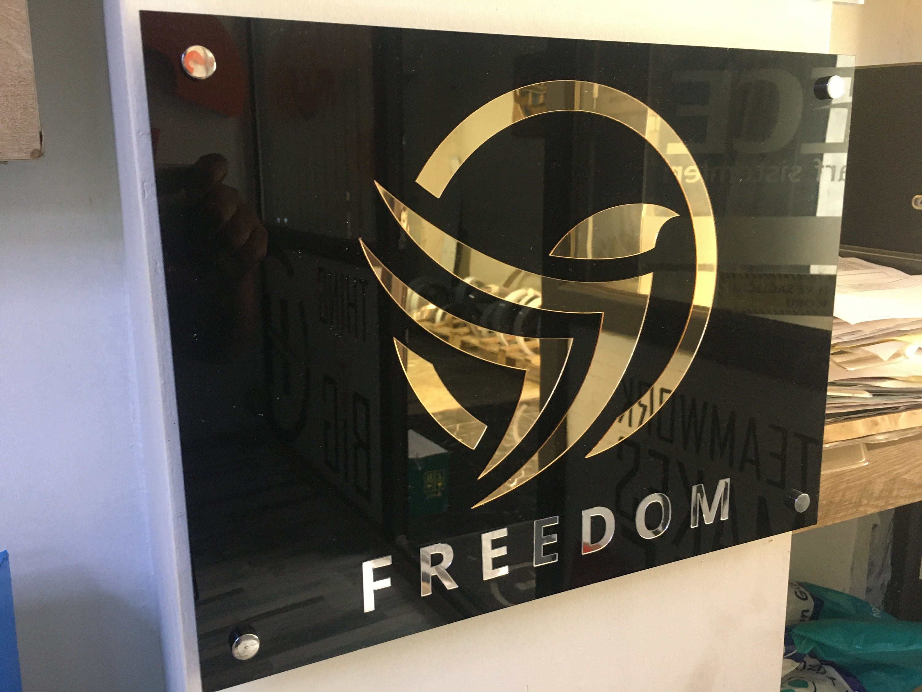 Custom Business Logo Sign ,acrylic Custom Logo Sign, Office Door Sign ...