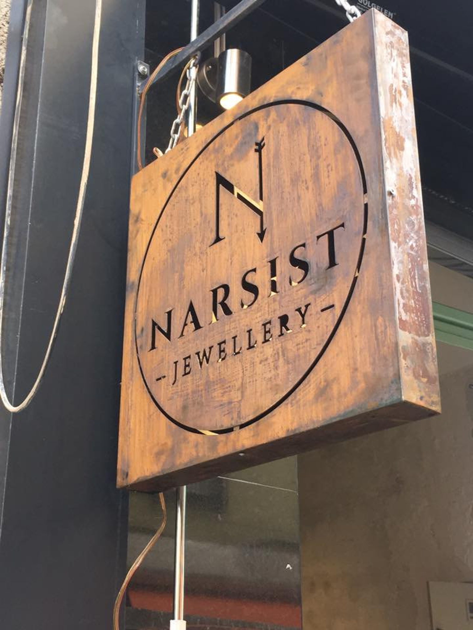 Original 3mm Corten Metal Sign, Custom Rusted Metal Sign,laser Cut ...