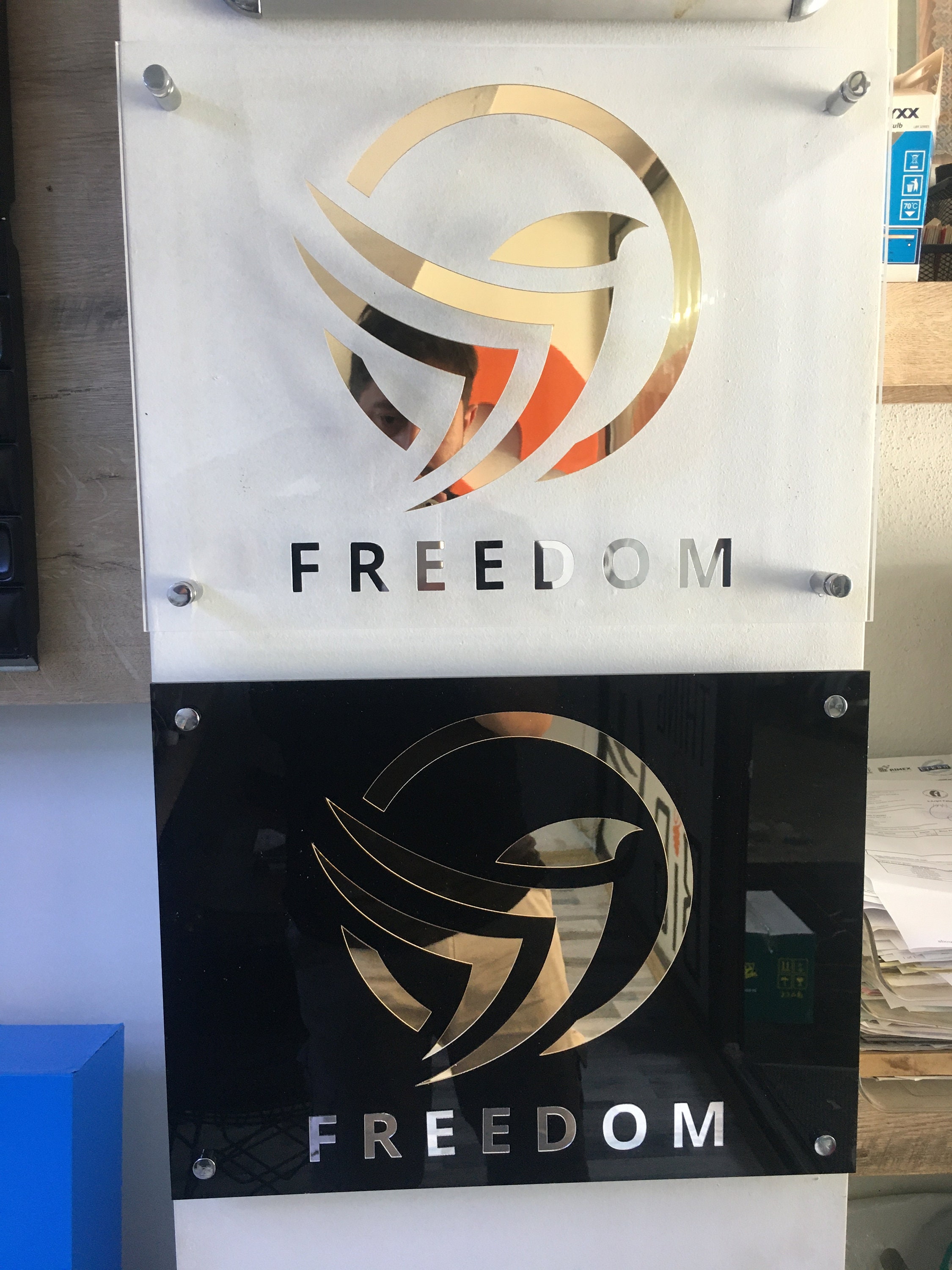 Custom Business Logo Sign acrylic Custom Logo Sign Office - Etsy