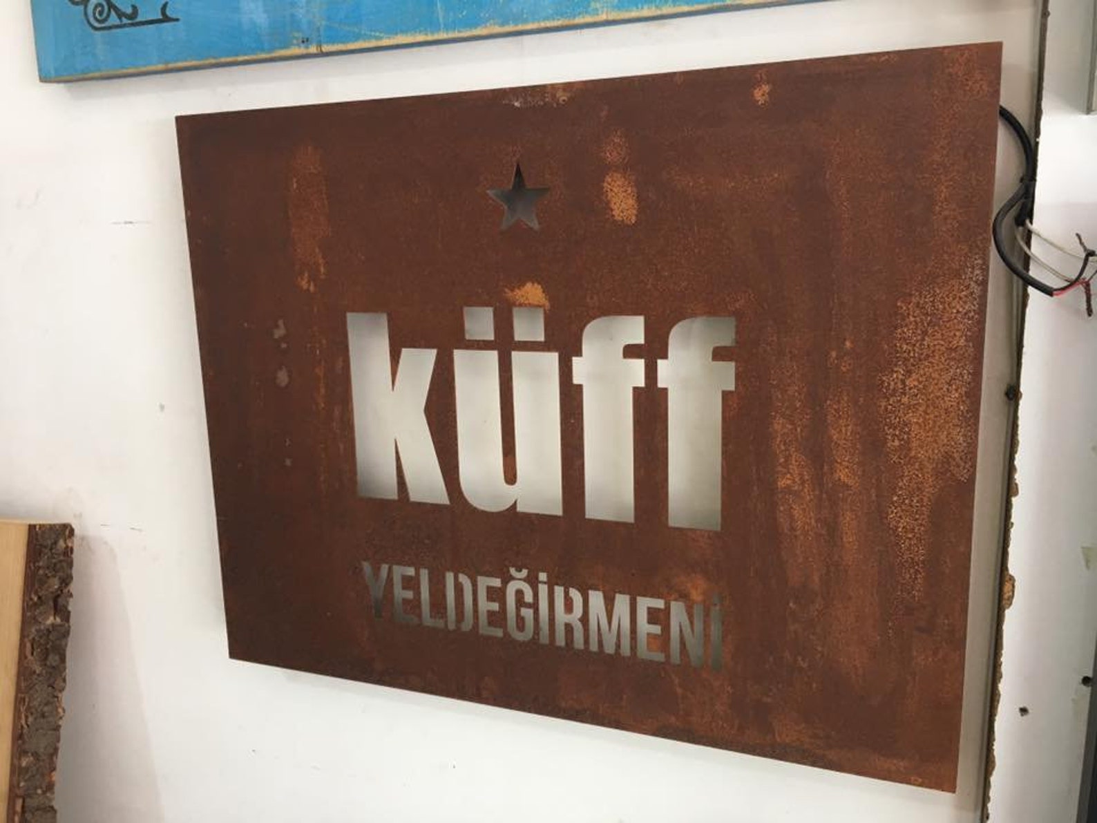 Original 3mm Corten Metal Sign Custom Rusted Metal Signlaser - Etsy