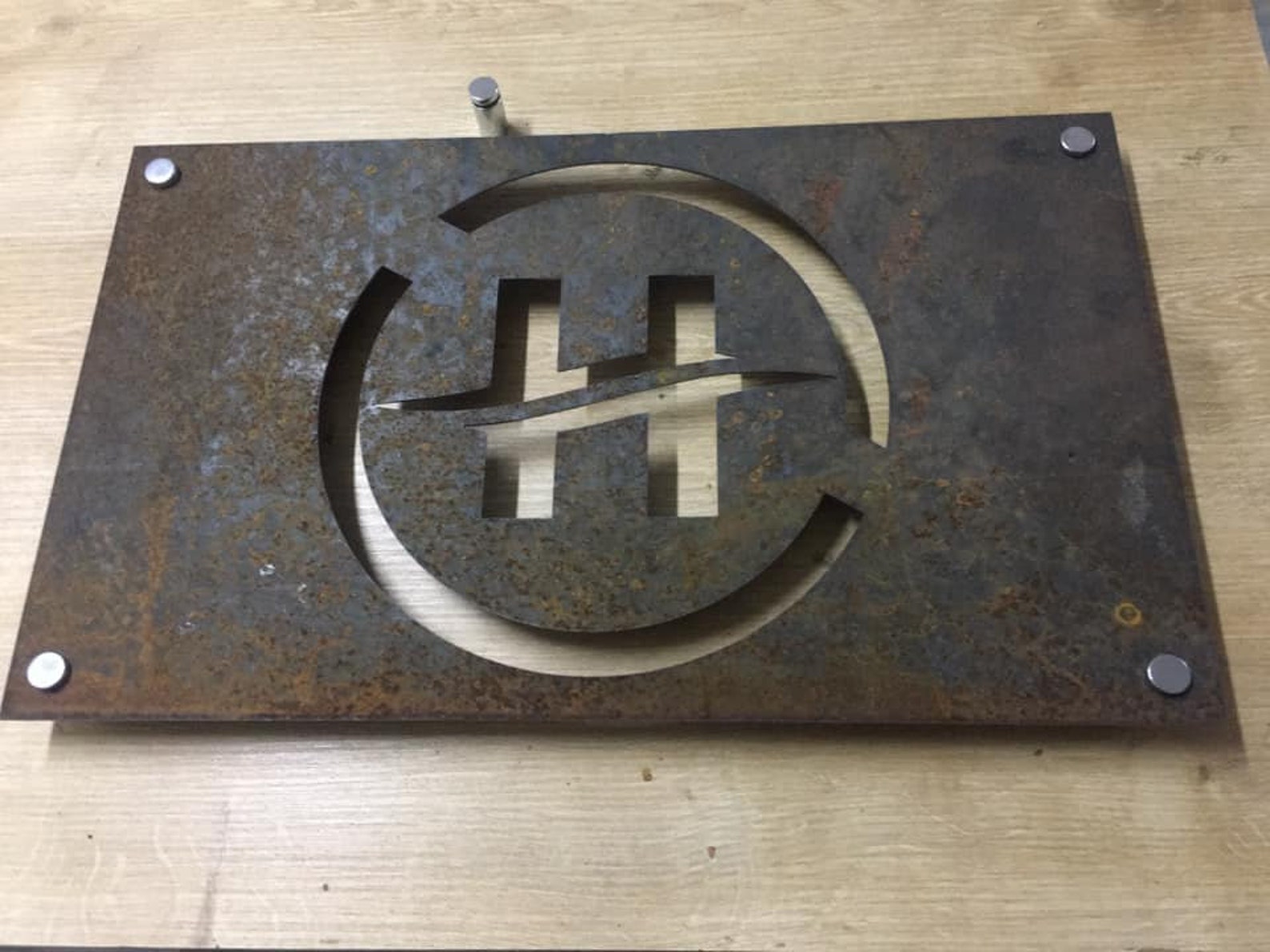 Original 3mm Corten Metal Sign Custom Rusted Metal Signlaser - Etsy