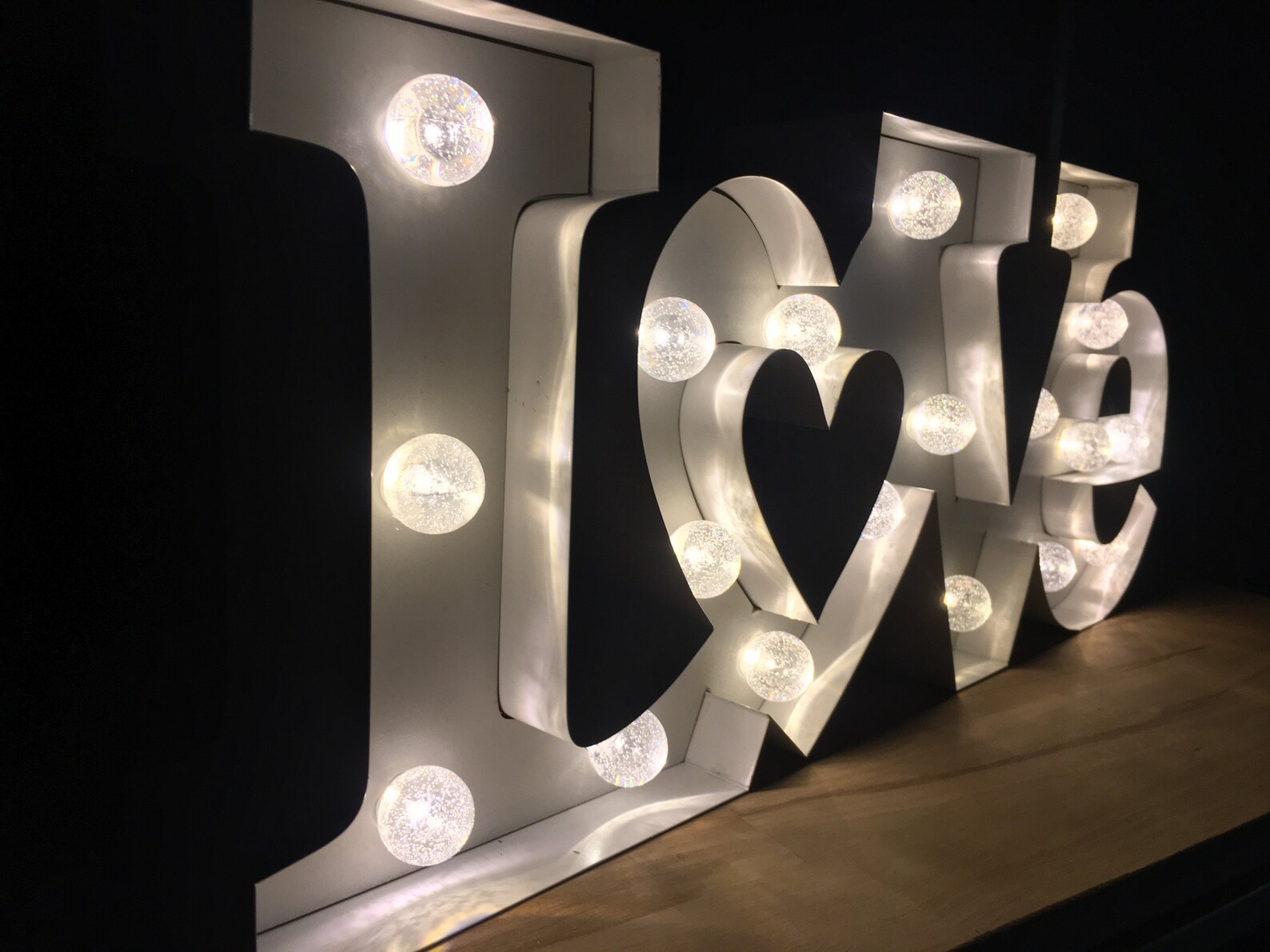 LED Love Sign for Wedding Decor LED Marquee Letters for Wall - Etsy