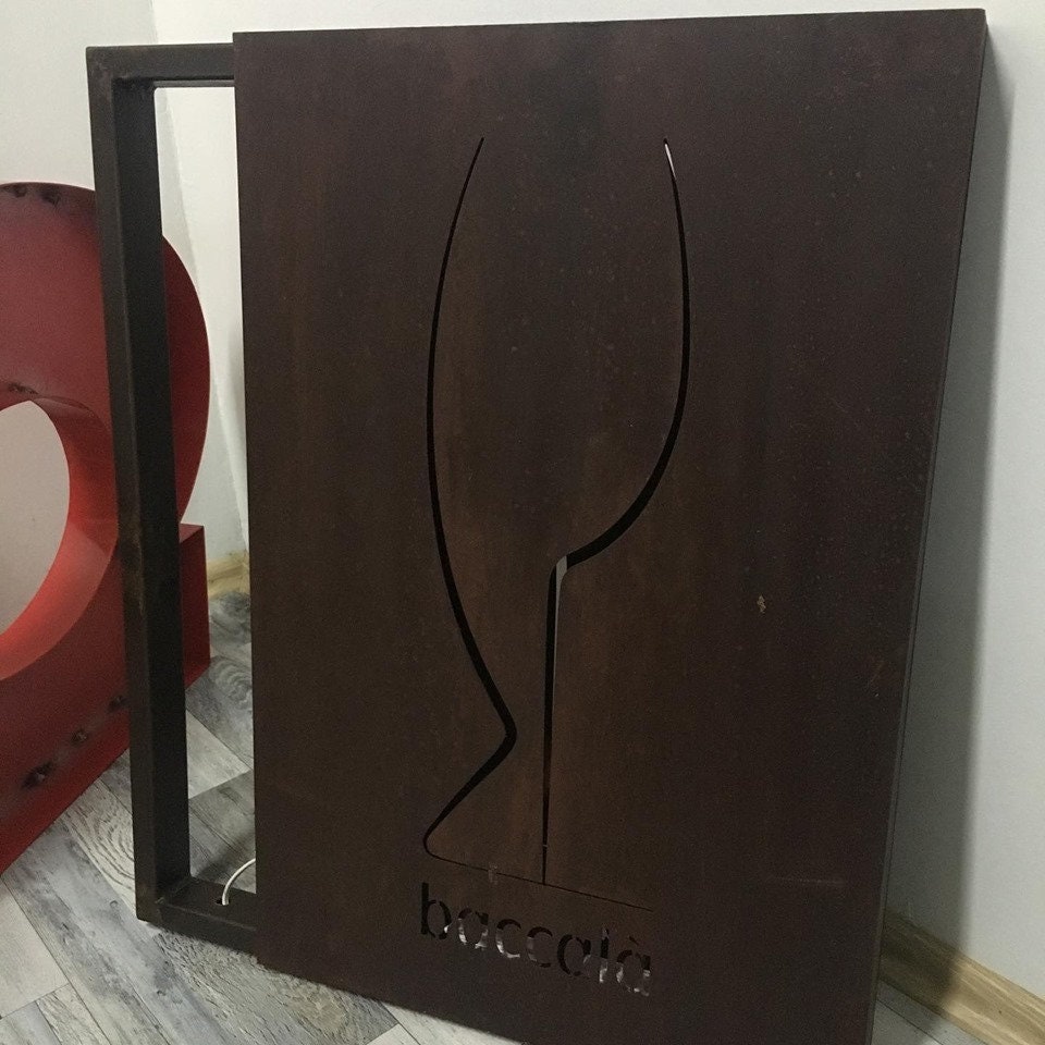 Original 3mm Corten Metal Sign Custom Rusted Metal Signlaser - Etsy