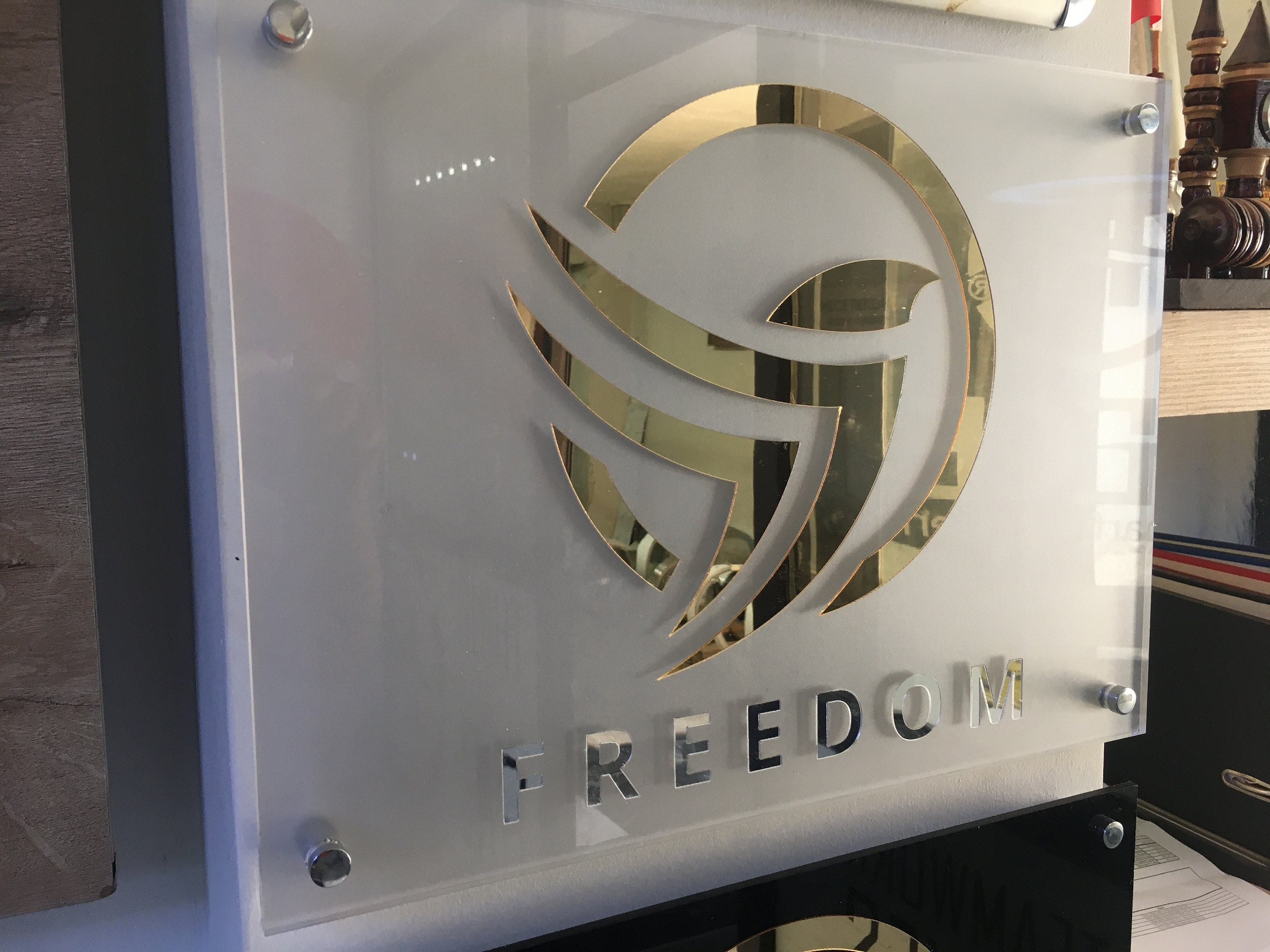 Custom Business Logo Sign acrylic Custom Logo Sign Office - Etsy