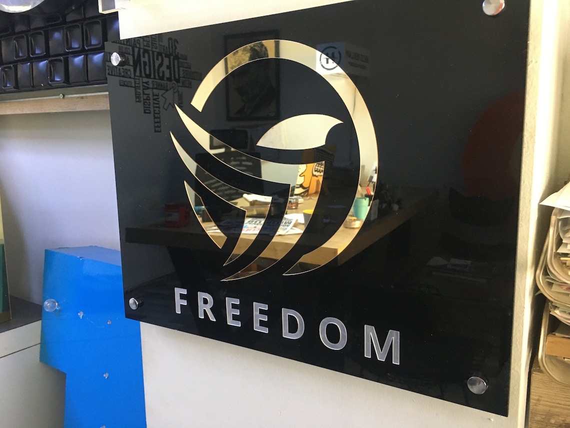 Custom Business Logo Sign acrylic Custom Logo Sign Office - Etsy