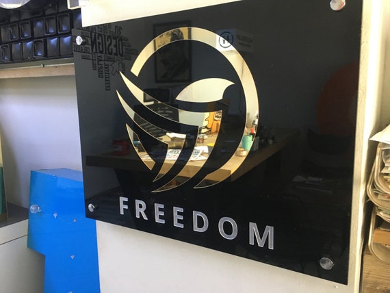 Custom Business Logo Sign acrylic Custom Logo Sign Office - Etsy