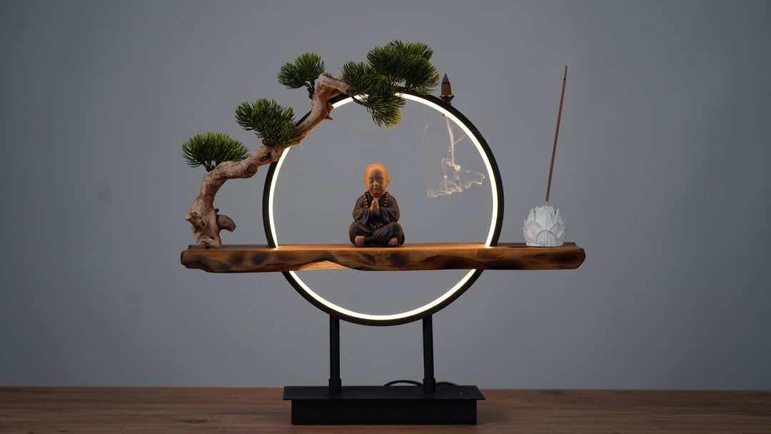 Decorative Backflow Incense Stand, Round Lamp for Serene Incense ...