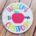 Welcome to Our Classroom Teacher Sign - Etsy