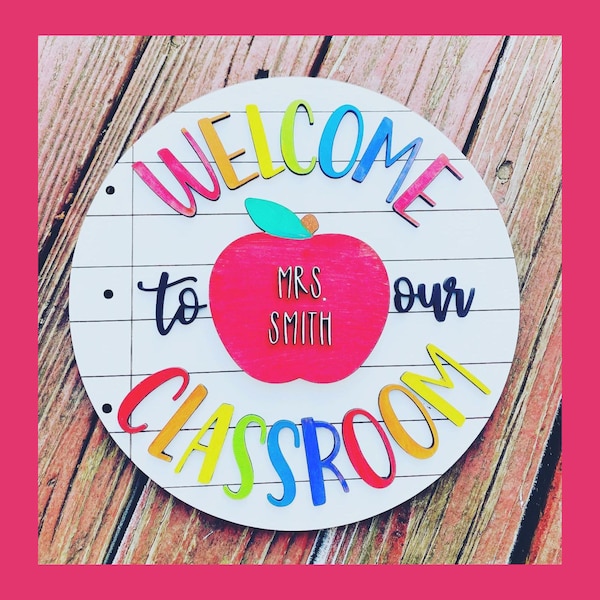 Classroom Welcome Sign - Etsy