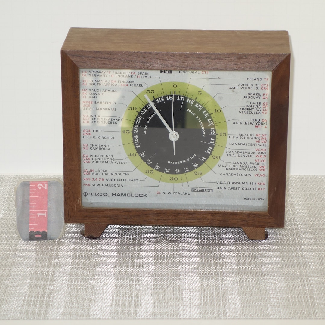 Rare Vintage Allied Trio Hamclock Made in Japan (PRC-77) - Etsy