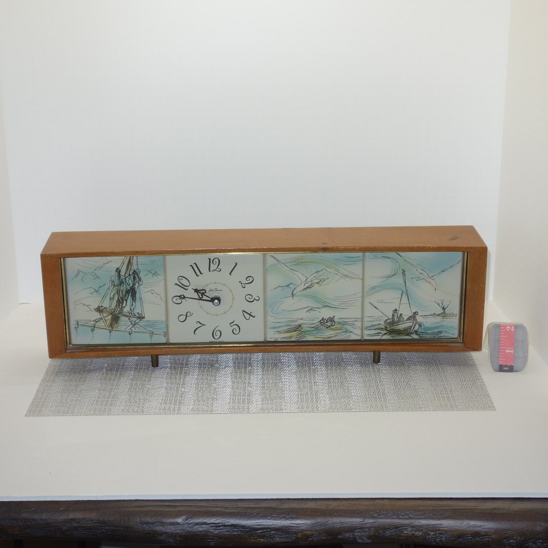 Cool, Retro Ceramic Tiled Battery Operated Clock - Etsy