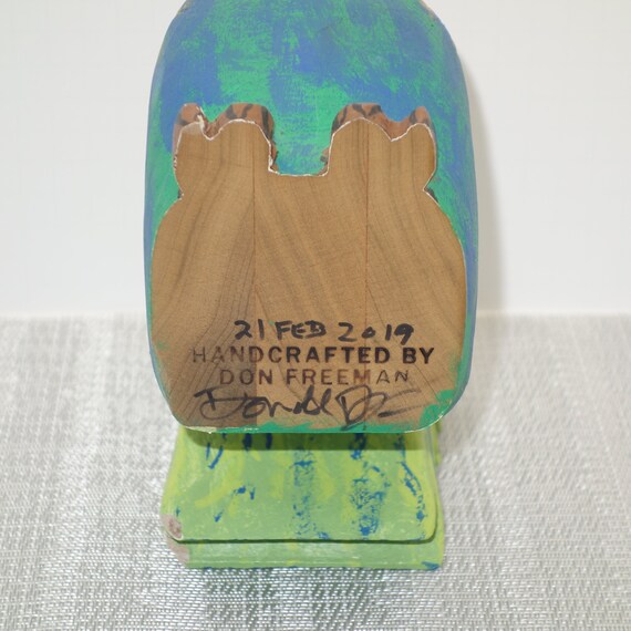Hand crafted by Don Freeman signed and dated Memorabilia Collectibles ...