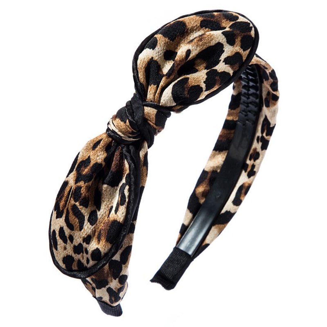Leopard Print Color Headband & Rabbit Ears - Etsy