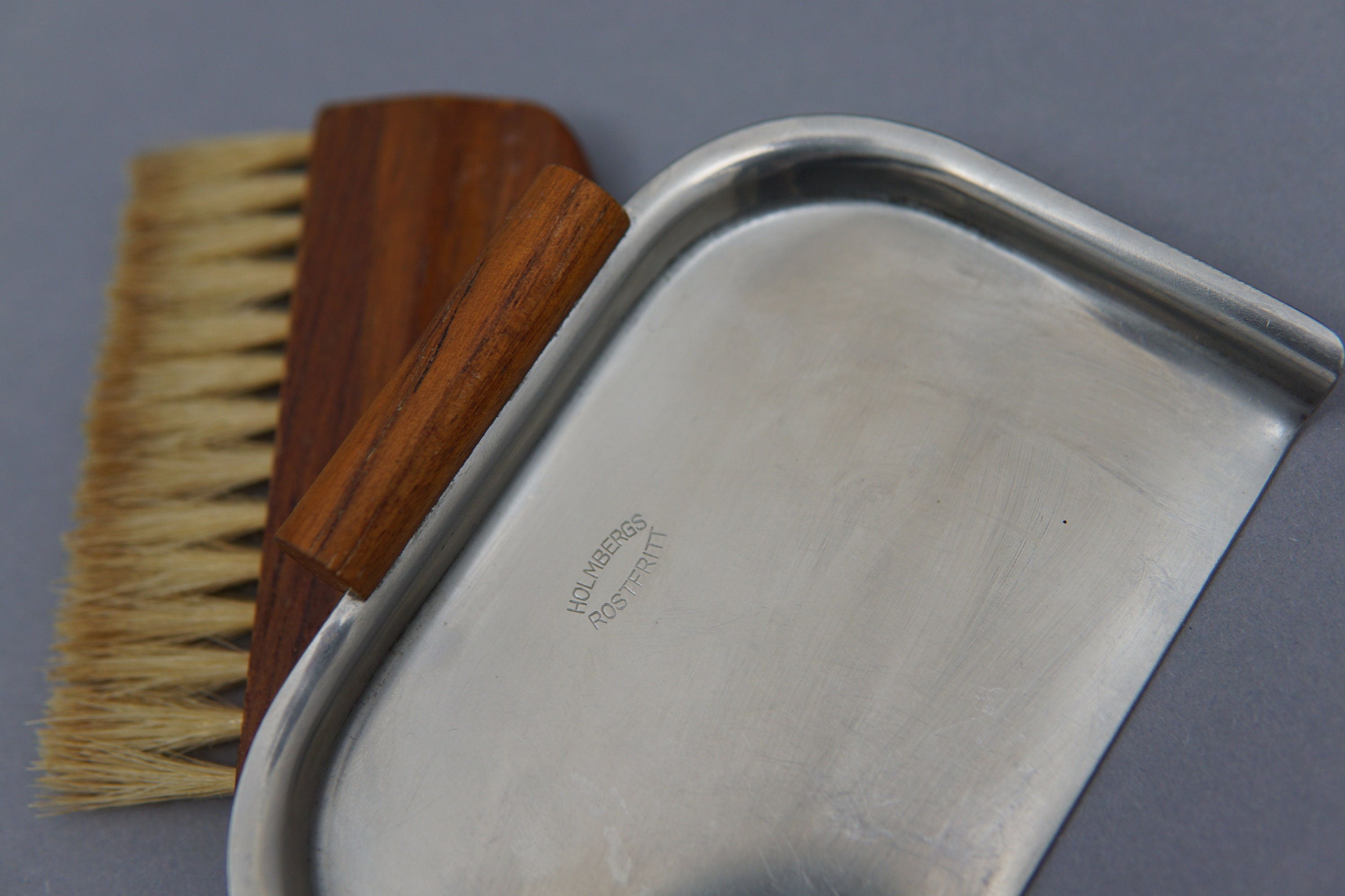 Mid-century Modern HOLMBERGS Table Crumber Set Teak | Etsy