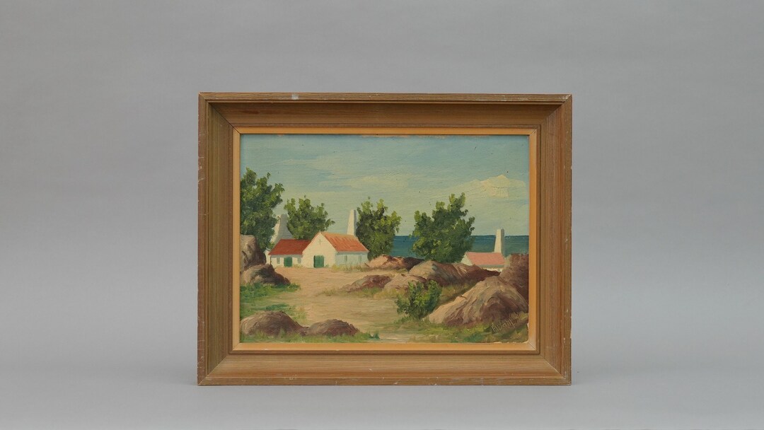 31X41 Anton Henry Dahl (us/s 1894-1967) OIL on BOARD PAINTING - Etsy