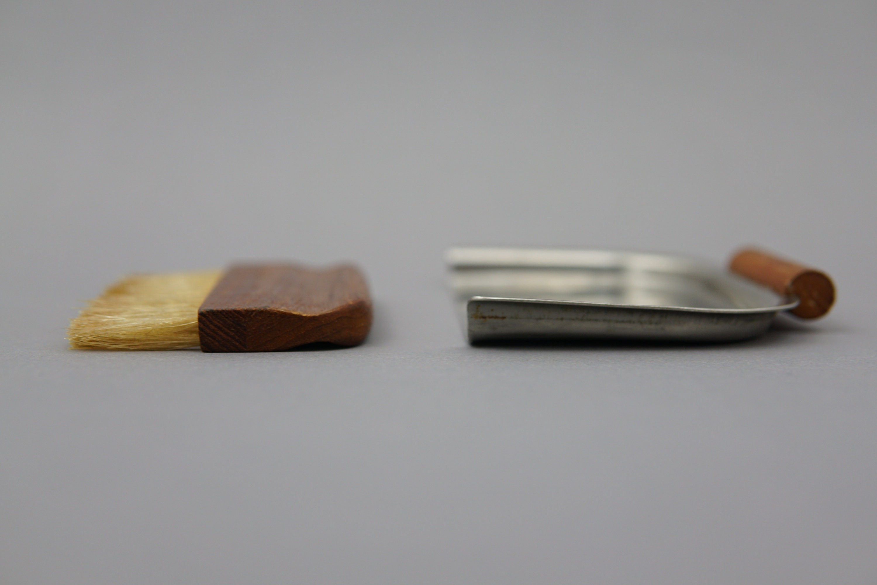 Mid-century Modern HOLMBERGS Table Crumber Set Teak Wood/stainless ...