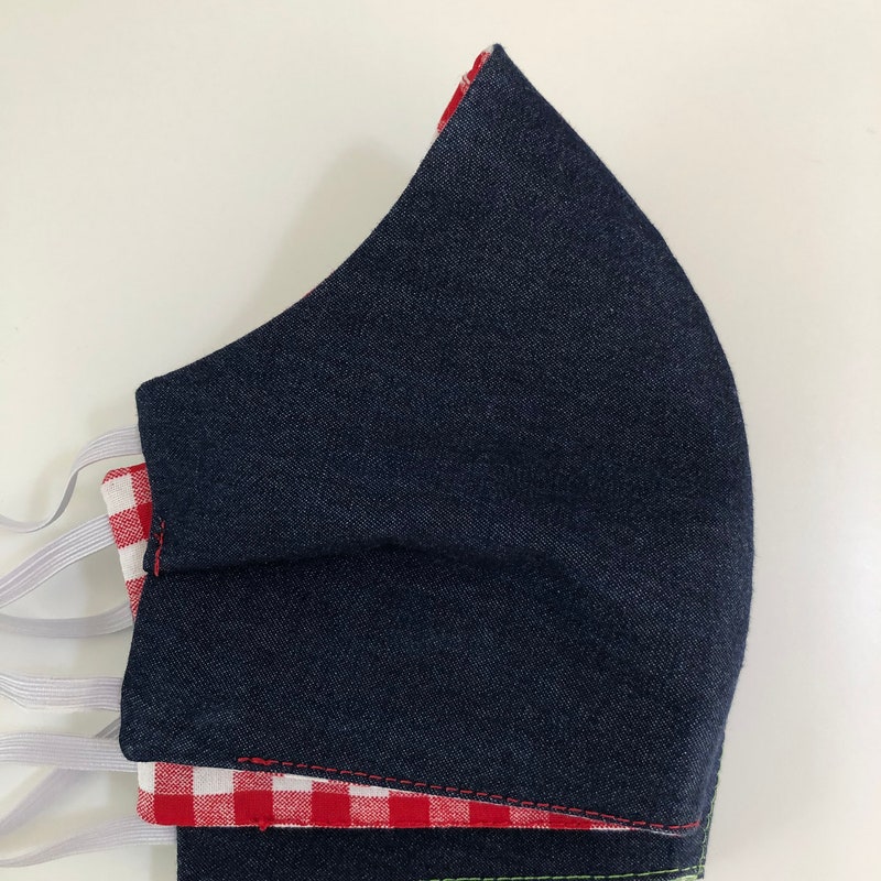 Denim Face Mask - Etsy