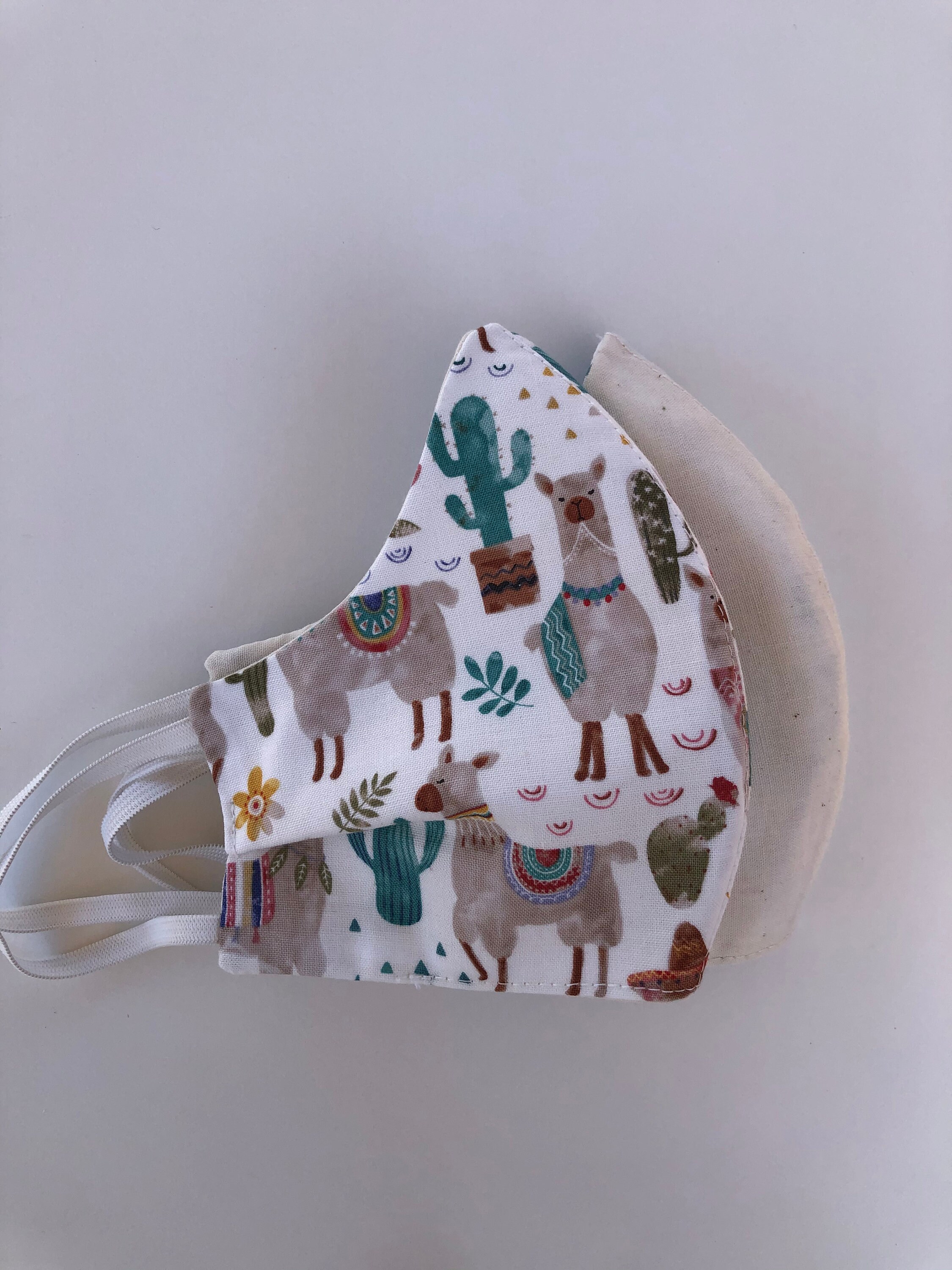 Llama Face Mask Animal Print Face Mask 100% Cotton Mask 3 - Etsy.de