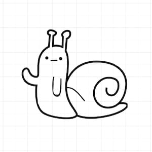 Adventure Time Snail Sticker/decal | Etsy
