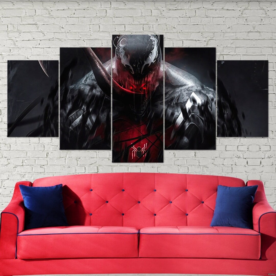 Venom 5 Piece Wall Art, Venom Poster, Venom Movie, Venom Wall Art ...