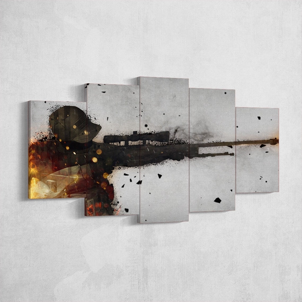 CSGO 5 Piece Canvas Wall Art Counter Strike Global Offensive | Etsy
