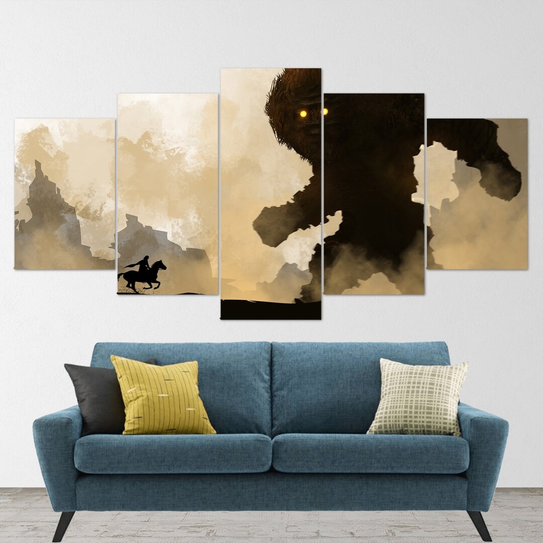 Shadow of the Colossus, 5 Piece Canvas Wall Art, Shadow of the Colossus ...