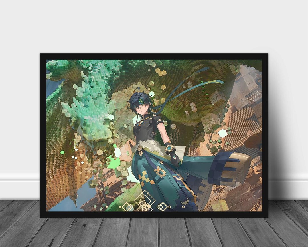 Kinich Genshin Impact Poster Print - Canvas Wall Art for Gamers ...